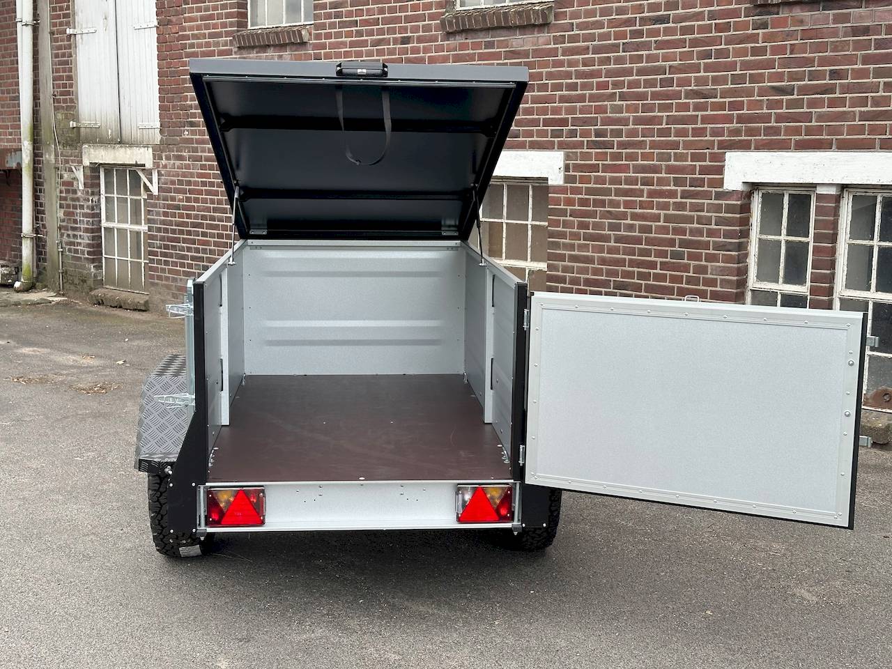 TPV Anhänger|Böckmann KT-EB2 OFFROAD 202x107x72cm 1000kg mit Deckel ...